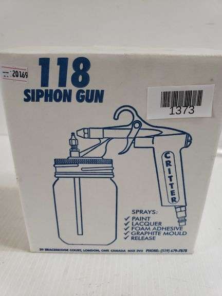 Critter 118 Siphon Gun - Trice Auctions