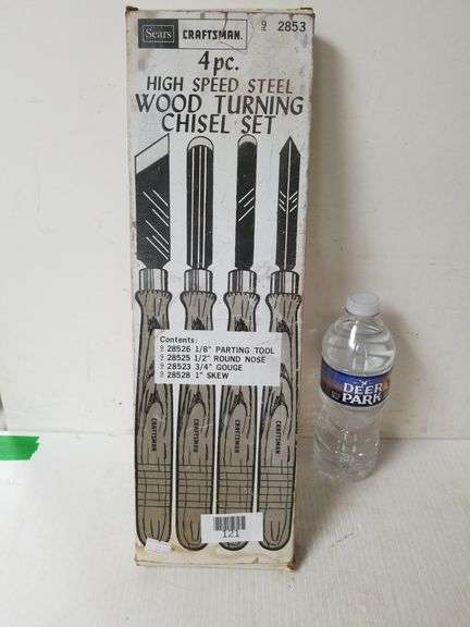 Craftsman 4 PC. High Speed Wood Turning Chisel Set - Trice Auctions