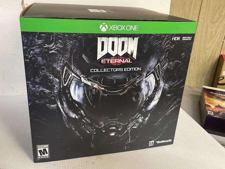 XBOX ONE DOOM ETERNAL Collector’s Edition w/ Shipping Box - Trice Auctions