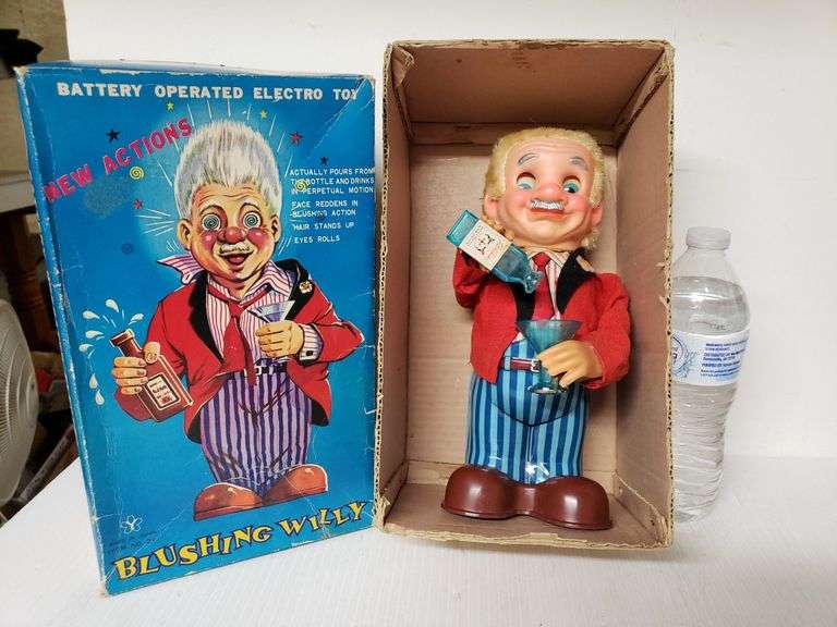 Vintage Blushing Willy Toy In Original Box - Trice Auctions