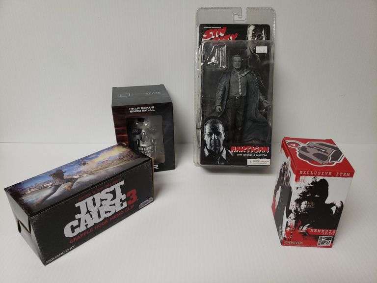 Just Cause 3 Hook Memo Clip, Terminator Endo Skull, Sin City Action ...