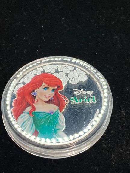 2020 Disney Princess Ariel Silver Collector Token - Trice Auctions