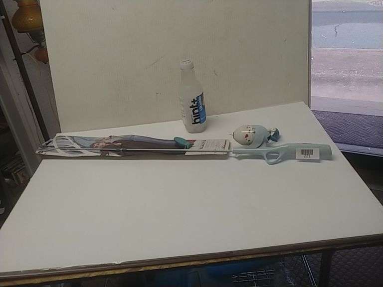 Frozen Fishing Rod With Fish Shaped Weight - Trice Auctions