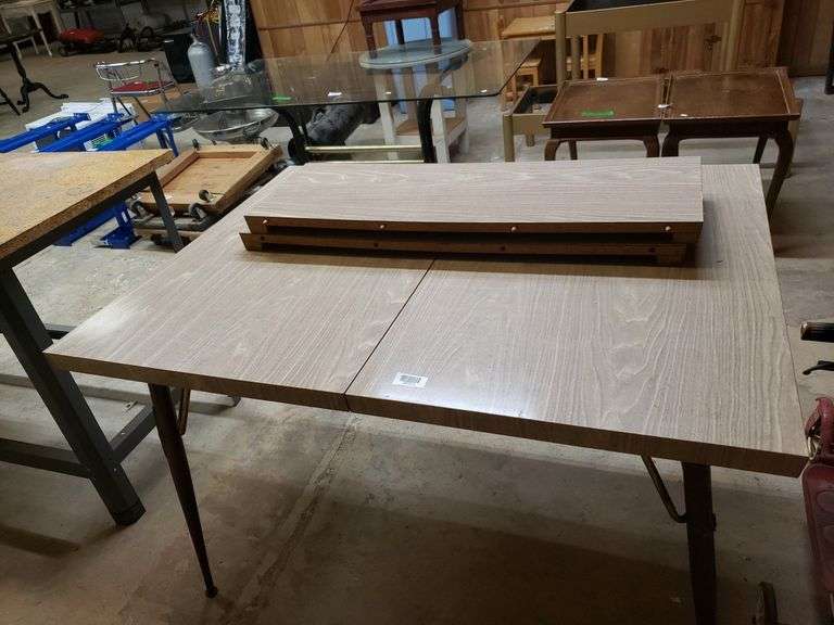 Formica Table with 12" Inserts - Trice Auctions