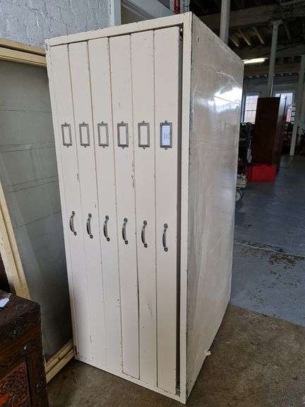 Six Drawer Steel Map Cabinet - Tullochs Auctions