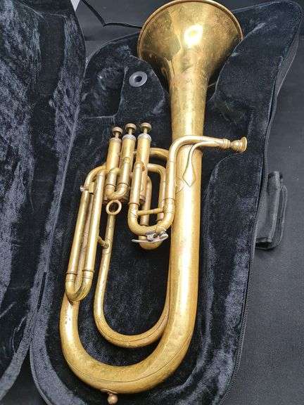 Vintage Besson & Co, Department of Defence Euphonium in Case - Tullochs ...