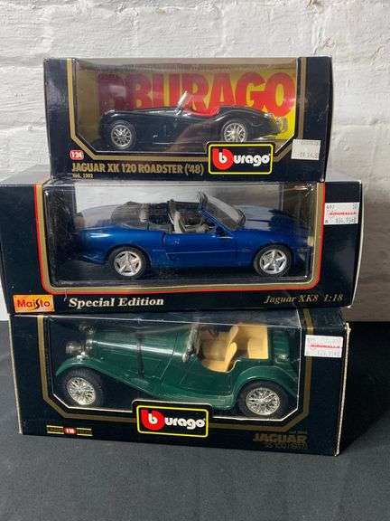 Jaguar Burago Model Cars & Maisto Special Edition Jaguar - Tullochs ...