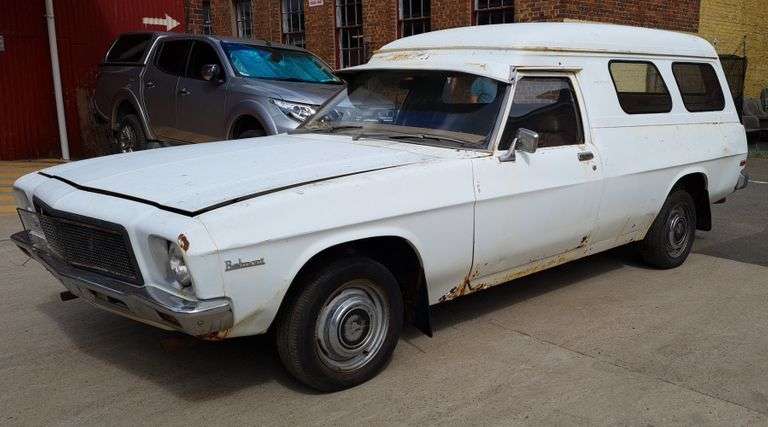 1973 Holden HQ Belmont V8 Panel Van - Tullochs Auctions