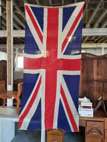Vintage Evan Evans Union Jack Flag - Tullochs Auctions