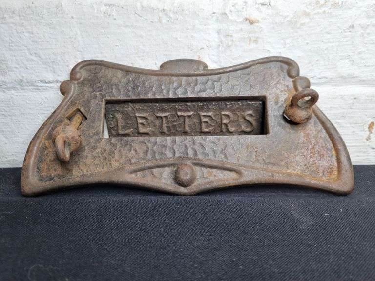 Antique Cast Iron Letter Box - Tullochs Auctions
