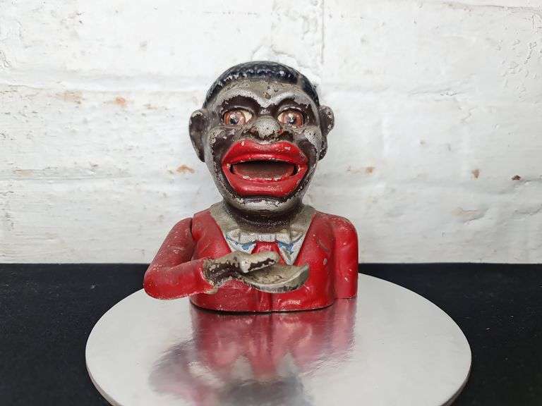 Early Jolly Boy Mechanical Money Box - Tullochs Auctions