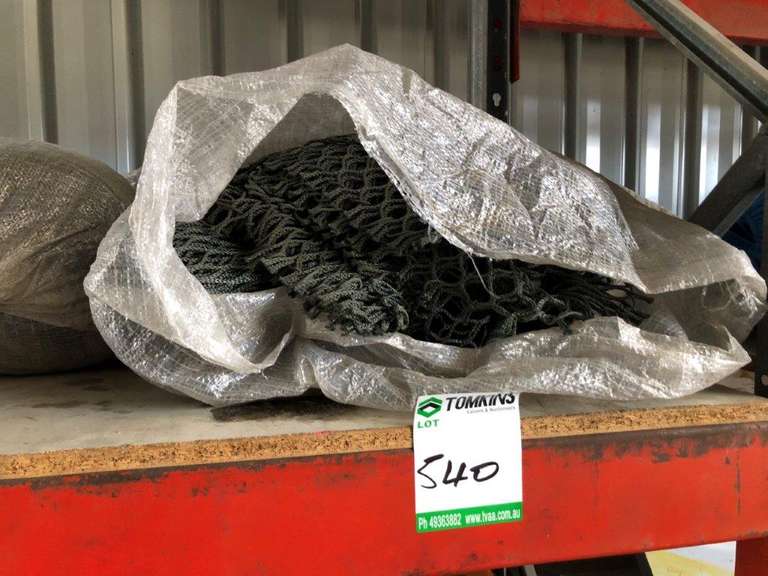 2 x 3.7m x 2.7m 4T Cargo Loading Net - TVAA Pty Ltd T/A Tomkins Valuers ...