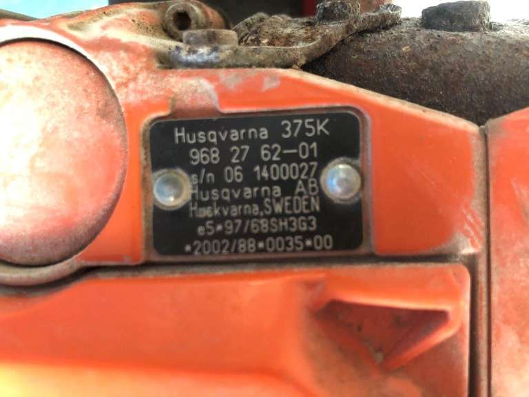 Husqvarna 375K Concrete Saw - TVAA Pty Ltd T/A Tomkins Valuers ...