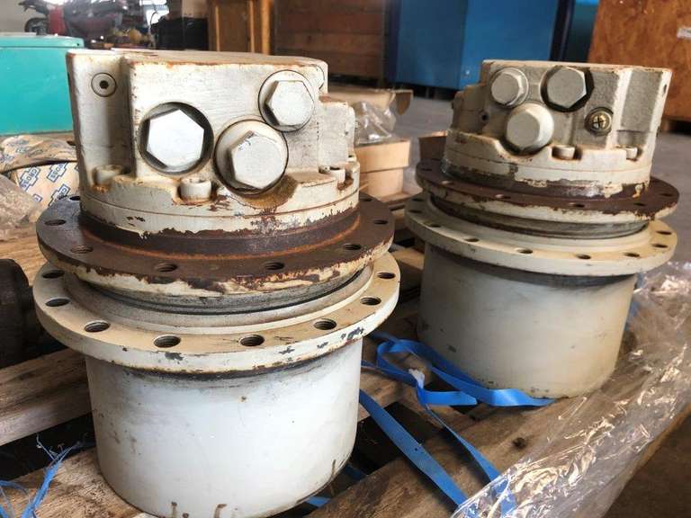 2 x Unused Hydraulic Rexroth Drive Motor and Brake - TVAA Pty Ltd T/A ...