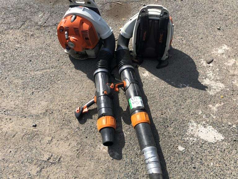 Stihl BR700 Blower x 2 - TVAA Pty Ltd T/A Tomkins Valuers & Auctioneers