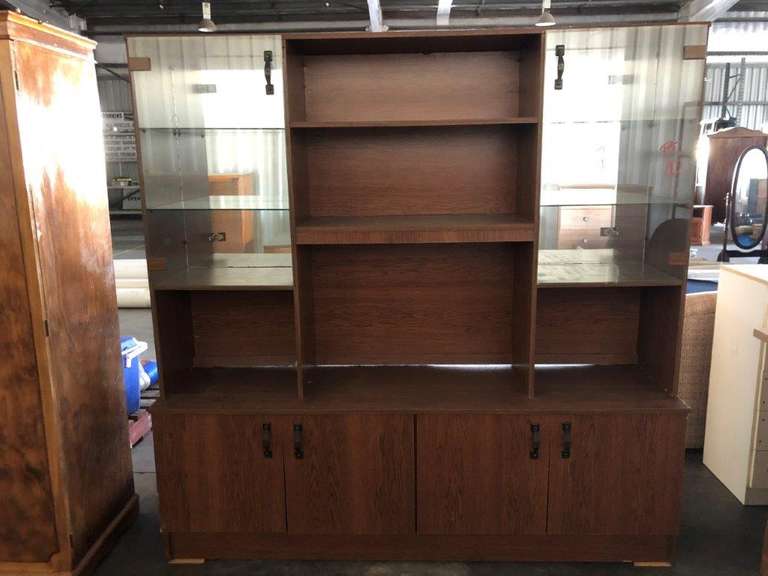 Timber Wall Display Unit - TVAA Pty Ltd T/A Tomkins Valuers & Auctioneers