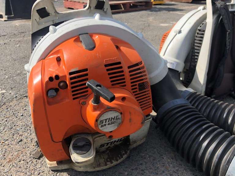 Stihl BR700 Blower x 2 - TVAA Pty Ltd T/A Tomkins Valuers & Auctioneers