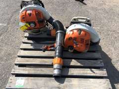 Stihl BR700 Blower x 2 - TVAA Pty Ltd T/A Tomkins Valuers & Auctioneers