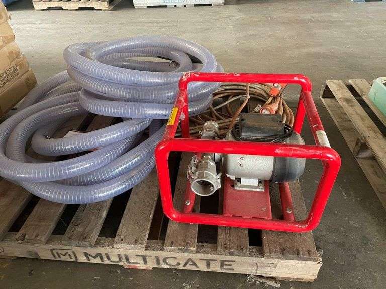 Electric Transfer Pump, Hose and Lead - TVAA Pty Ltd T/A Tomkins ...