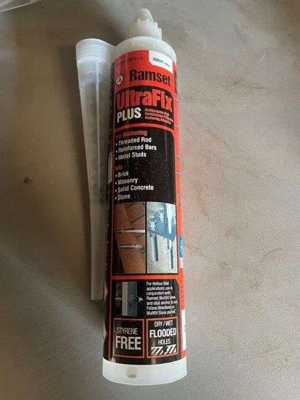 Qty Ramset UltraFix Plus - TVAA Pty Ltd T/A Tomkins Valuers & Auctioneers