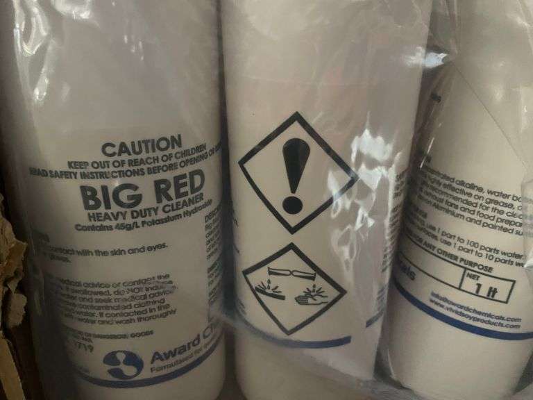 36x 1lt Bottles Big Red Cleaner - TVAA Pty Ltd T/A Tomkins Valuers ...