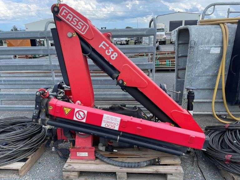 2012 Fassi F38 600 Crane - TVAA Pty Ltd T/A Tomkins Valuers & Auctioneers
