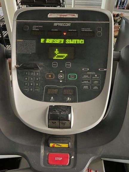 Precor Treadmill - reset button fault - non operational - TVAA Pty Ltd ...