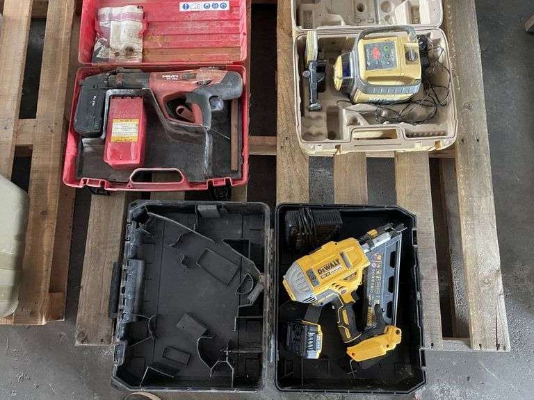 Dewalt Nail Gun, HIlt Nailing Gun and Topcon Laser Level - TVAA Pty Ltd ...