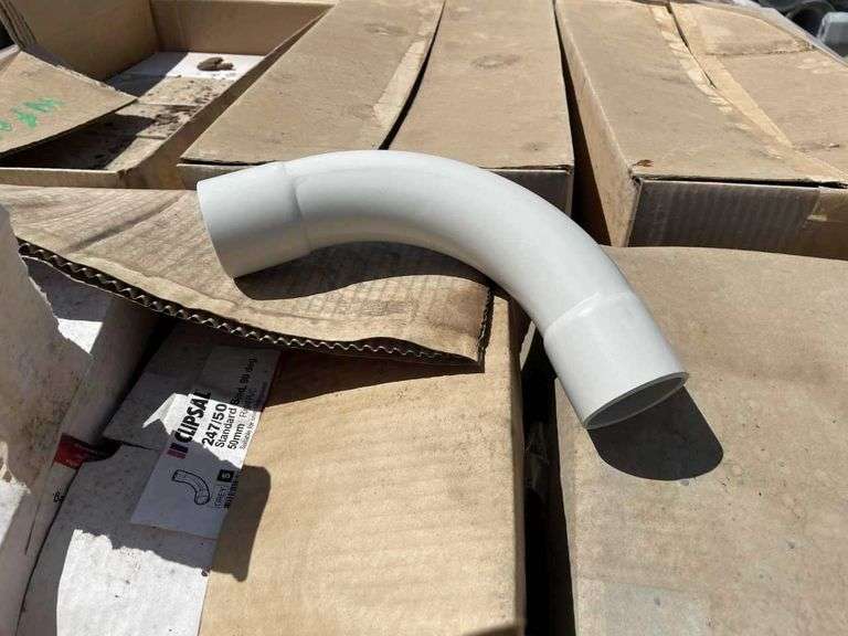 Qty Clipsal 247/50 Standard Bend 90deg 50mm Rigid PVC Fittings - TVAA ...