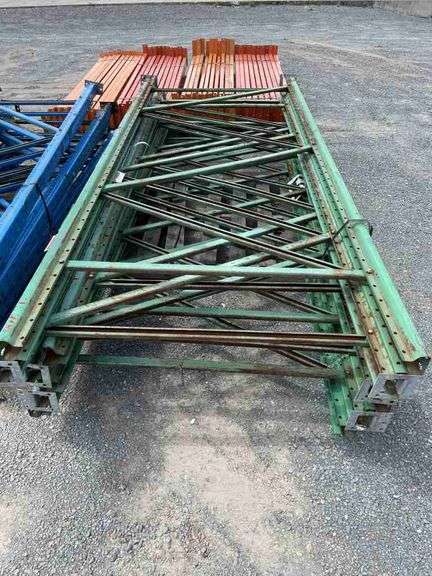 7x 3050mm Green Pallet Racking Uprights - TVAA Pty Ltd T/A Tomkins ...