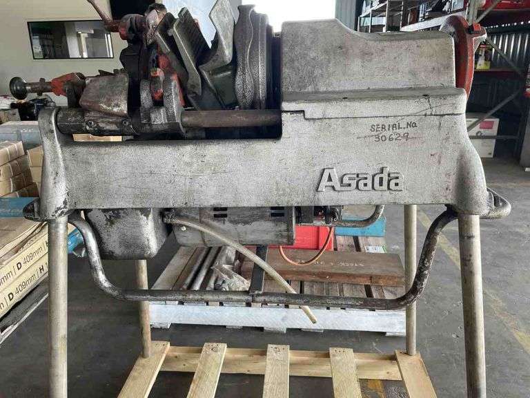 Asada Threading Machine - TVAA Pty Ltd T/A Tomkins Valuers & Auctioneers