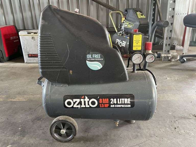 Ozito 24L Electric Air Compressor - TVAA Pty Ltd T/A Tomkins Valuers ...