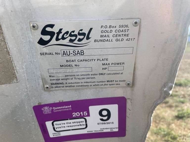 Stessl Edge Tracker 415HD Aluminium Tinney Inc Trailer - TVAA Pty Ltd T ...