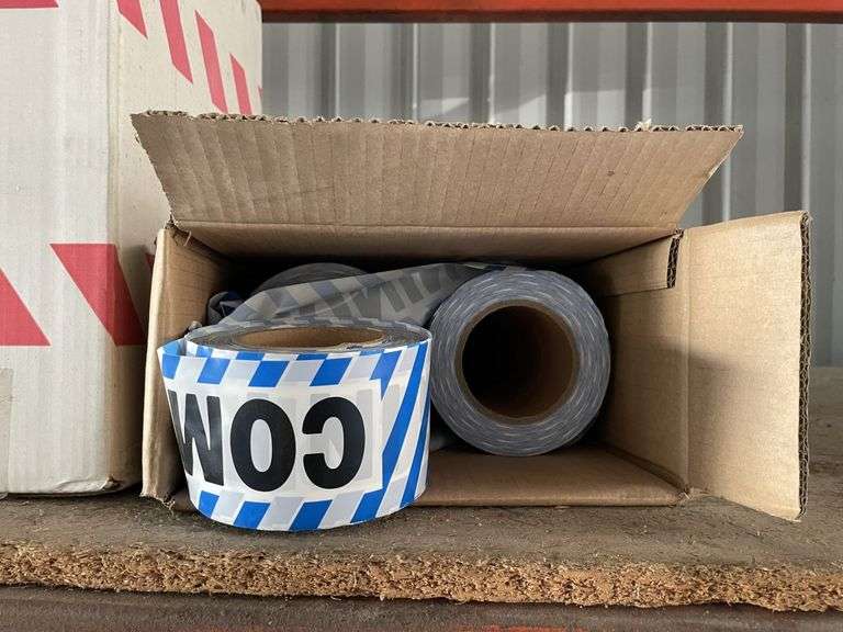 Tapex Blue and White 'Commissioning in Progress' Tape x19 - TVAA Pty ...