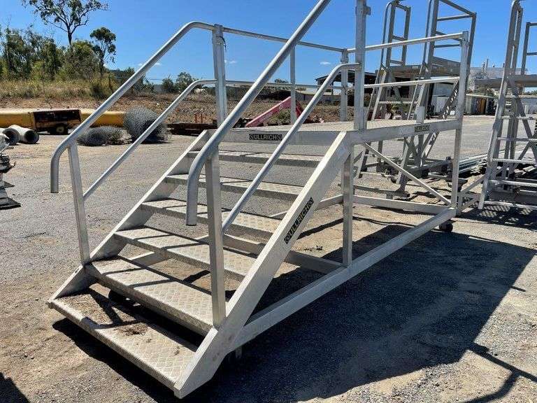Ullrich Aluminium Removable Gantry Ladder - TVAA Pty Ltd T/A Tomkins ...