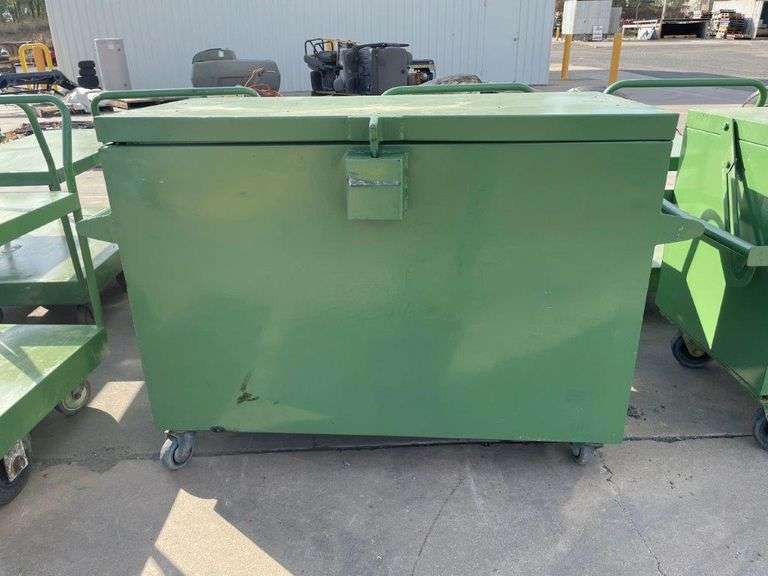 Mobile Steel Box 1200x600mmx600mmH - TVAA Pty Ltd T/A Tomkins Valuers ...