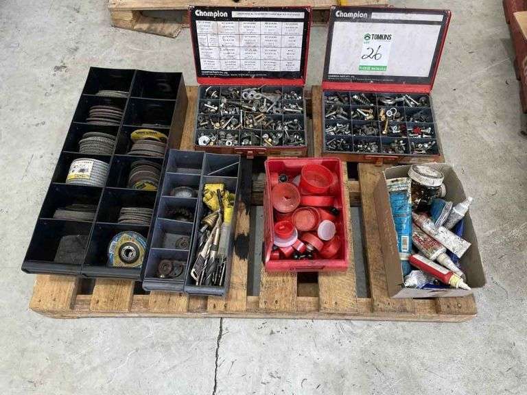 Pallet Inc Champion Grab Kits, Grinding Disc etc - TVAA Pty Ltd T/A ...