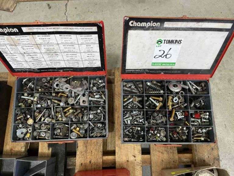 Pallet Inc Champion Grab Kits, Grinding Disc etc - TVAA Pty Ltd T/A ...