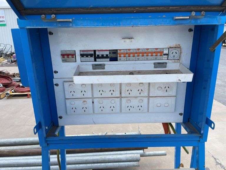 Blue Free Standing Electrical Distribution Box - TVAA Pty Ltd T/A ...