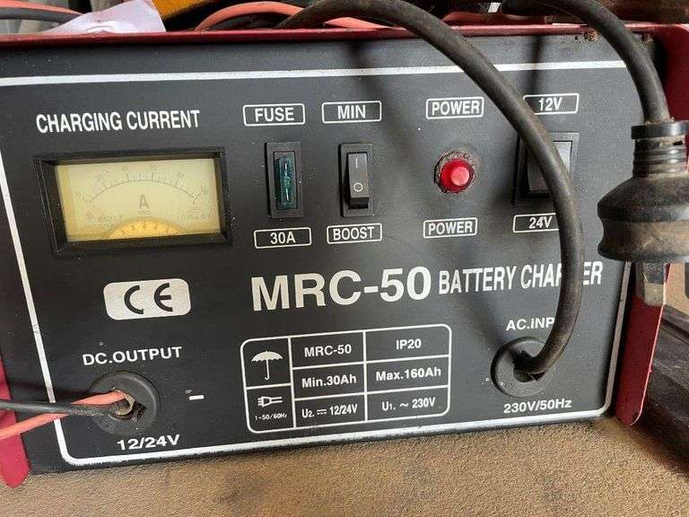 MRC-50 Battery Charger and McCallock Chainsaw - TVAA Pty Ltd T/A ...