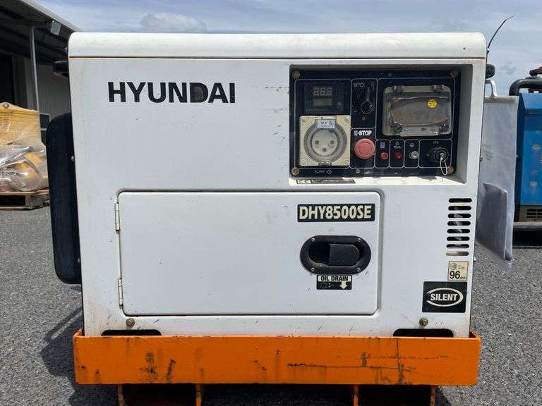 Hyundai DHY8500SE Silent Generator on Skid - TVAA Pty Ltd T/A Tomkins ...