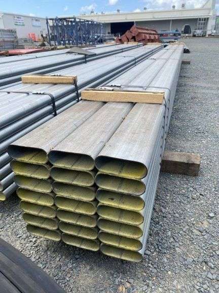 21x 6.1m Lengths Galvanised Oval Rail - TVAA Pty Ltd T/A Tomkins ...