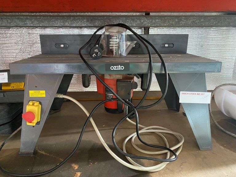 Ozito Router Bit with Bench - TVAA Pty Ltd T/A Tomkins Valuers ...
