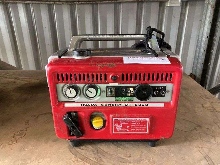 Honda 300 Generator - TVAA Pty Ltd T/A Tomkins Valuers & Auctioneers