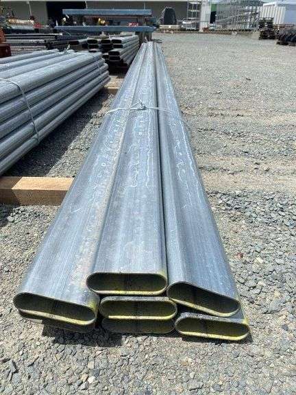 7x Lengths 6.1m Galvanised Oval Rail - TVAA Pty Ltd T/A Tomkins Valuers ...