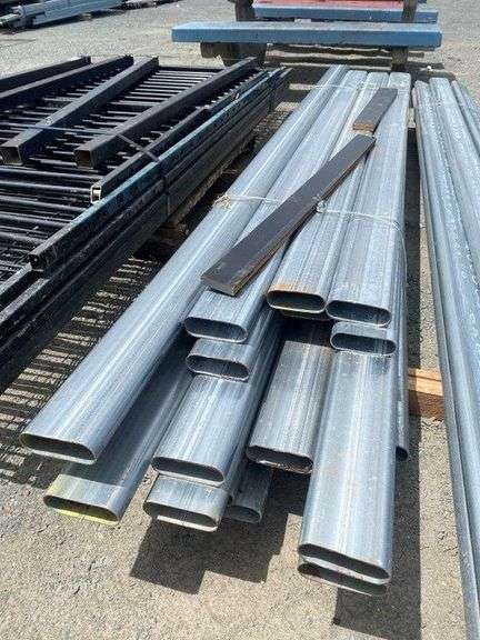 19x Approx 2m-2.8m Lengths Galvanised Oval Rail - TVAA Pty Ltd T/A ...