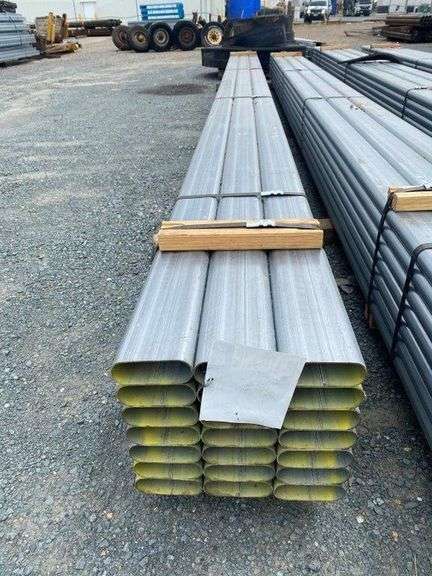 21x 6.1m Lengths Galvanised Oval Rail - TVAA Pty Ltd T/A Tomkins ...