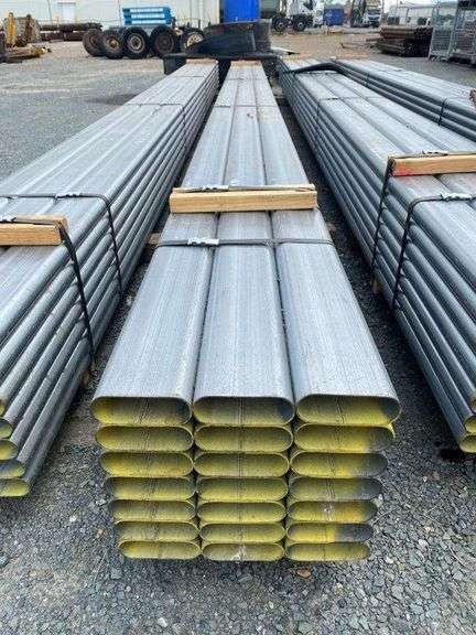 21x 6.1m Lengths Galvanised Oval Rail - TVAA Pty Ltd T/A Tomkins ...