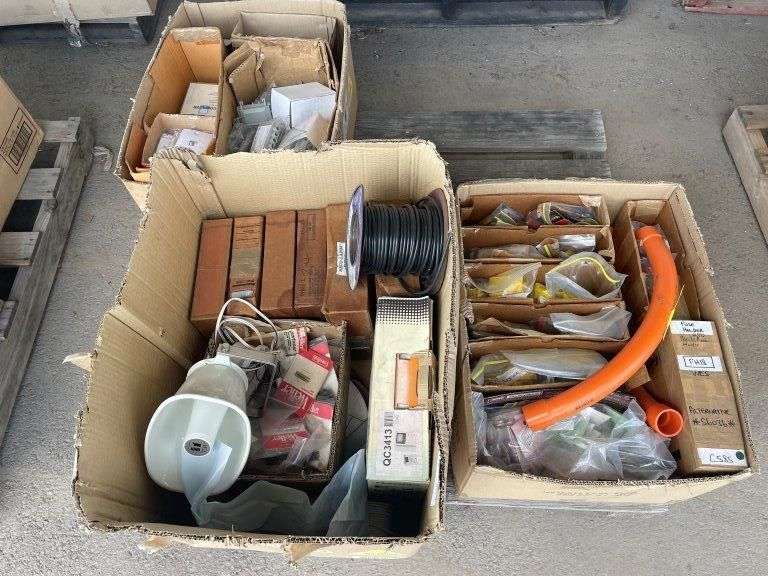 Pallet of Misc Electrical Items - TVAA Pty Ltd T/A Tomkins Valuers ...