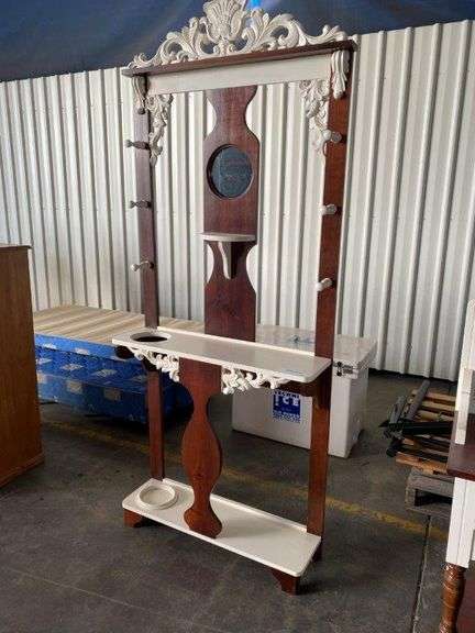 Antique Hall Stand - TVAA Pty Ltd T/A Tomkins Valuers & Auctioneers